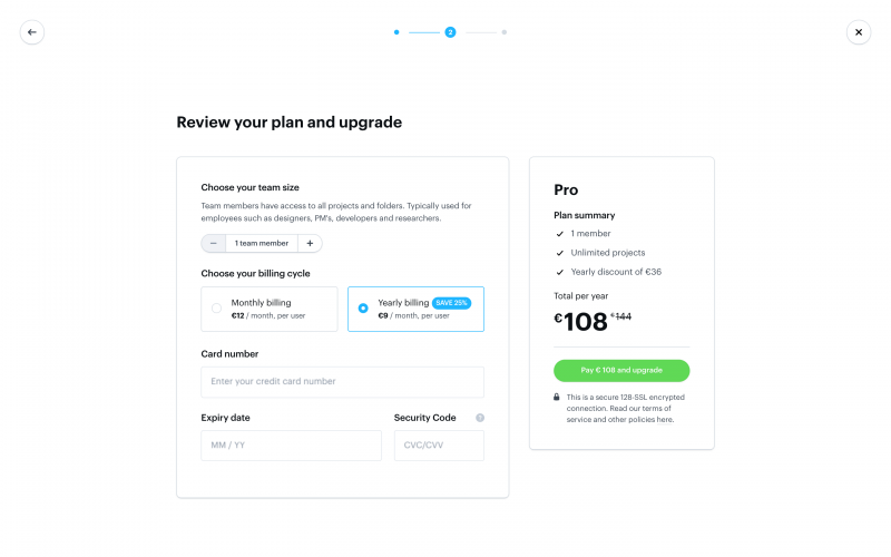 The best 63 SaaS Checkout UI and UX examples for design Inspiration - Saas Interface