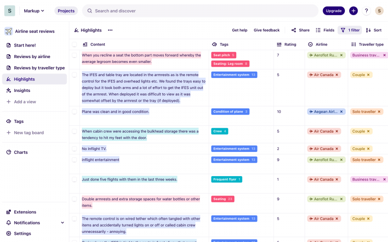 The best 188 SaaS Lists & Tables UI and UX examples for design ...