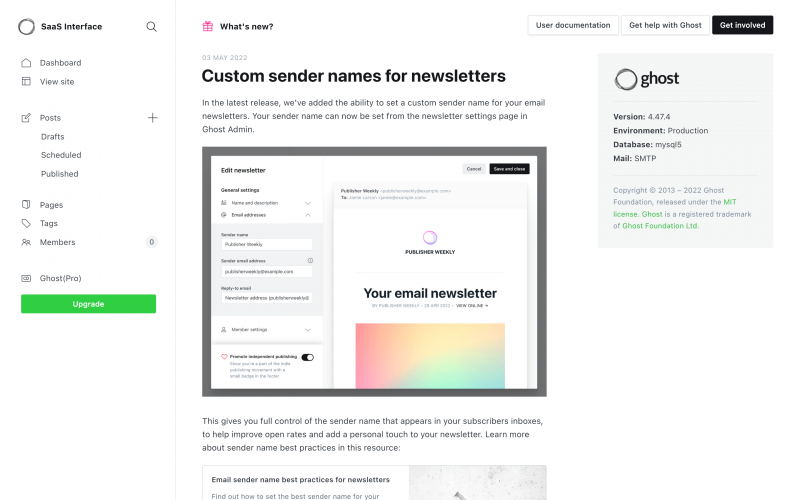 The best 23 SaaS Changelog & Updates UI and UX examples for design ...