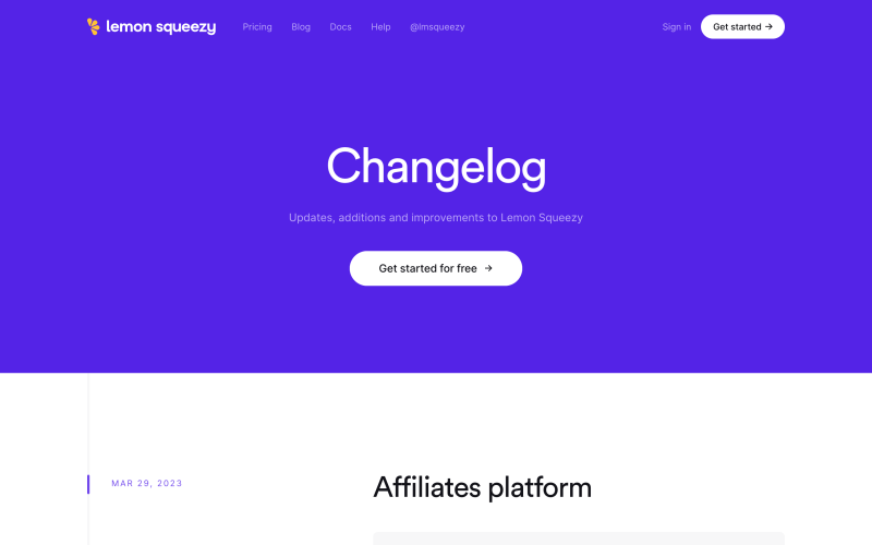 The best 26 SaaS Changelog & Updates UI and UX examples for design ...