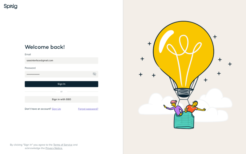The best 45 SaaS Sign In UI and UX examples for design Inspiration ...