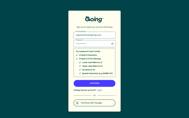 The best 118 SaaS Sign Up UI and UX examples for design Inspiration ...