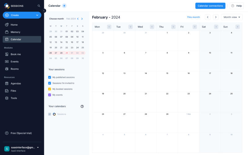 The best 90 SaaS Calendar UI and UX examples for design Inspiration ...